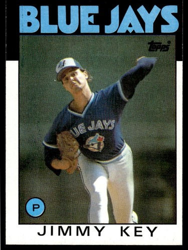 1986 Topps Baseball Card Jimmy Key Toronto Blue Jays #545 | eBay