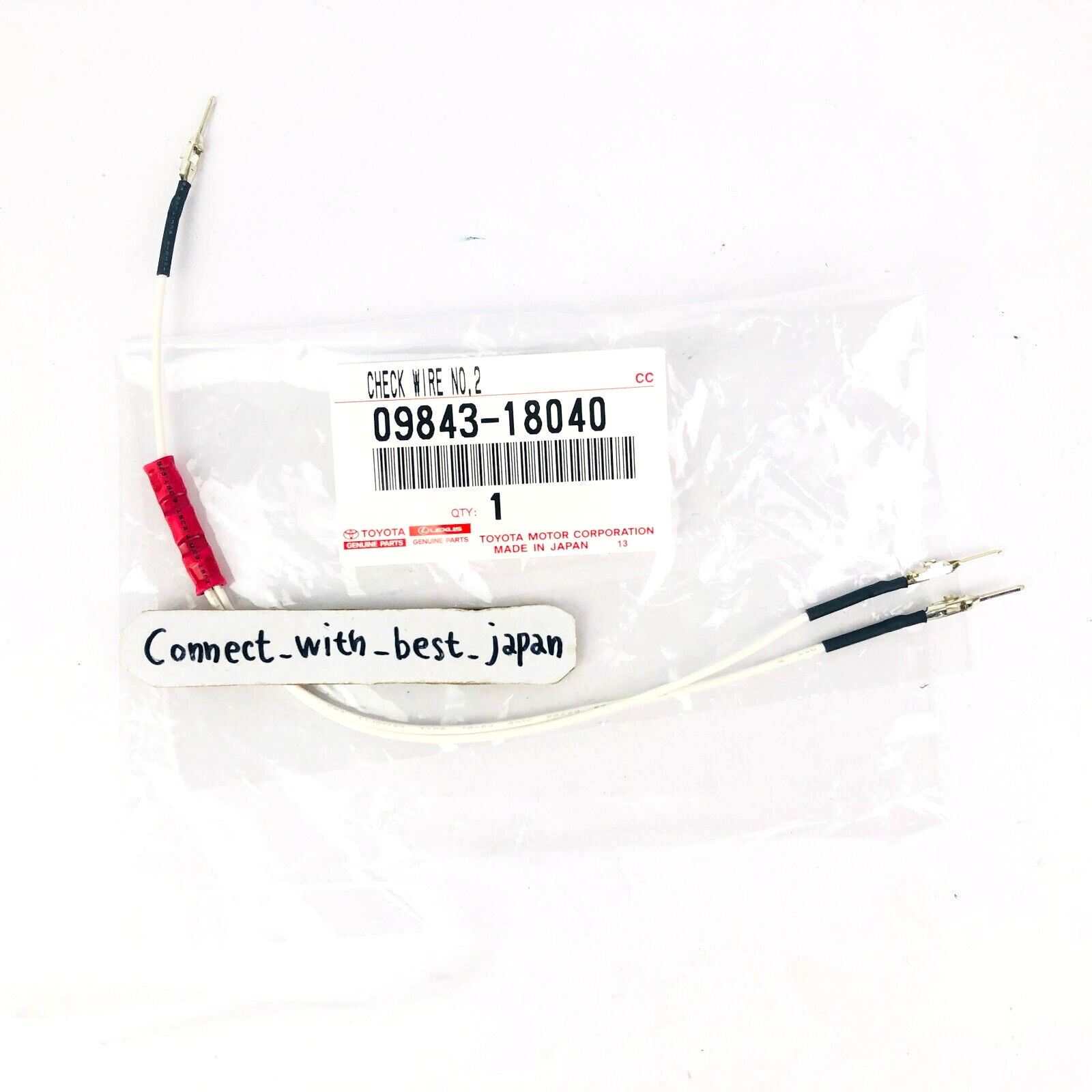 TOYOTA GENUINE Check Wire No. 2 09843 - 18040 | eBay