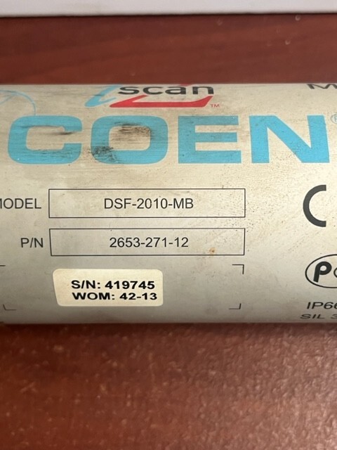 Coen 2653-271-12 FLAME SCANNER ISCAN2 COMPACT LIGHT WEIGHT DSF-2010-MB ...