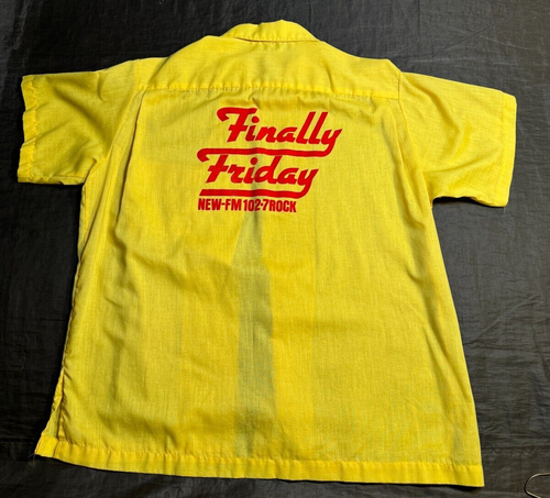 WNEW-FM 102.7 New York - Finally Friday Bowling Shirt | eBay
