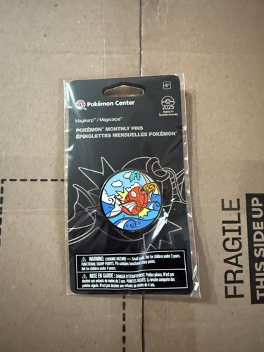 Magikarp Pokémon Monthly Pins: Habitat Pin (5 of 12) Pokémon Center ...