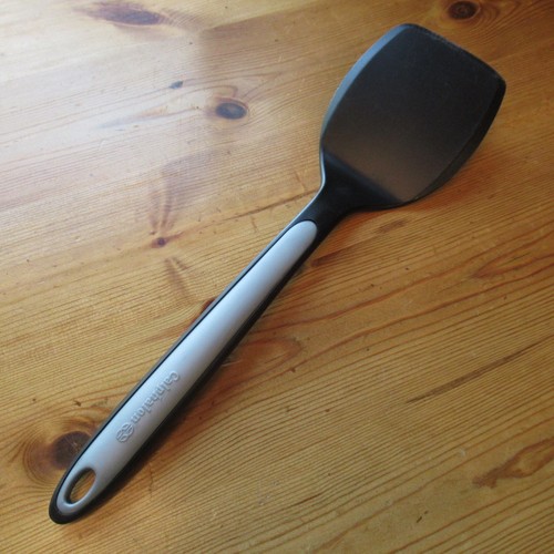 Calphalon Nylon Spatula Turner Flipper Solid Black Gray Silicone 13-1/2 ...