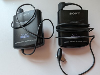 Sony WCS-999 Wireless Microphone System 999T Transmitter 999R Receiver ...