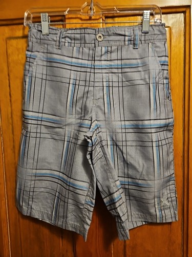 Boy's ZeroXposur Beach Board Shorts Gray/Black/Blue Size Youth 14-16 | eBay