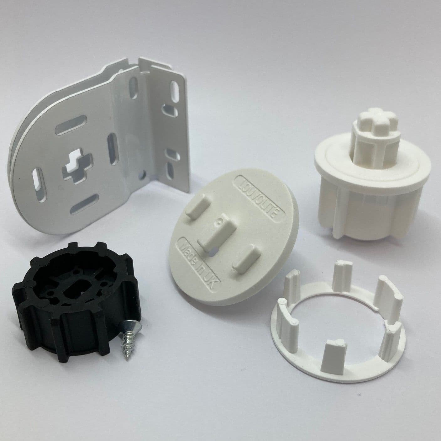 35mm Louvolite Motorised End Set for Lithium Rechargeable 1200 Motor ...