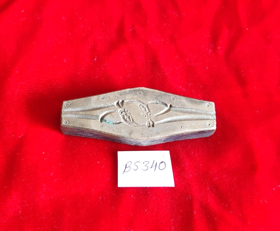 Antique Om Design Bronze Jewelry Mold Stamp Seal Dye Goldsmith Tool Old ...