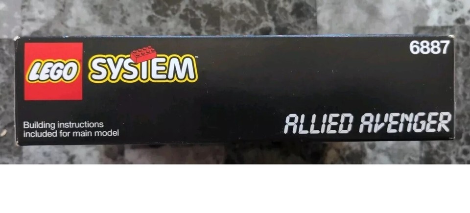 LEGO Space 6887 Blacktron Allied Avenger - NEW - SEALED BOX - 1991 ...