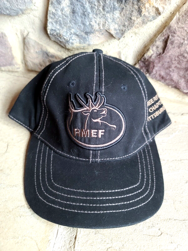Rocky Mountain Elk Foundation Hat - Three Rivers Chapter - Black ...