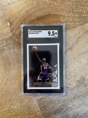 2003 Topps chrome Gary Payton SGC 9.5. Mint+. The Glove. HOF. Champion ...