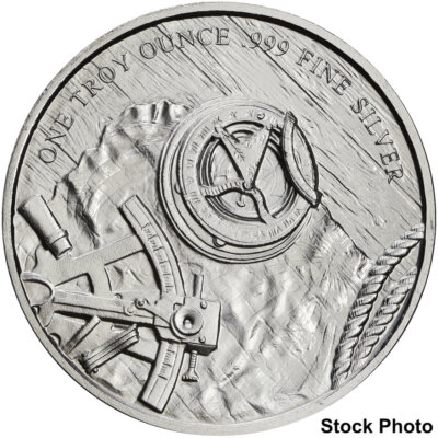 Provident Metals Prospector Series Compass 1 oz .999 Fine Silver Round ...