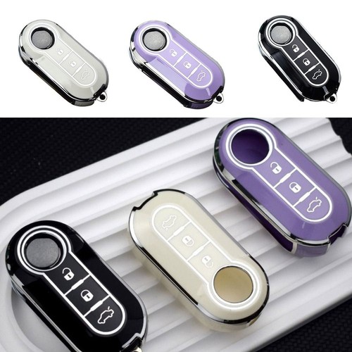 3 Buttons Car Key Case for Fiat/Ducato 500 500L/Panda/Grande/Punto ...