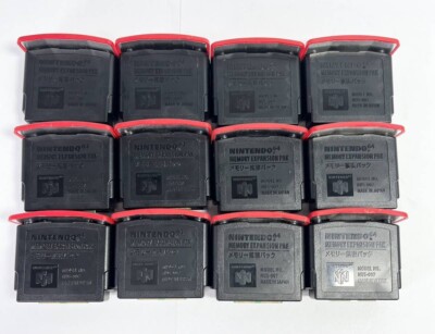 Set of 12 Nintendo 64 Memory Expansion Pak N64 High resolution pack NUS ...
