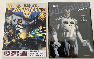 PUNISHER LOT: ASSASSIN’S GUILD (1988) & RETURN TO BIG NOTHING HC (1989 ...