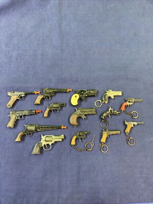 Vintage Toy Miniature Cap Gun Lot Victory Uniwerk Tipo Halco | eBay