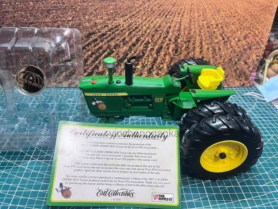 ERTL Ertl 1:16 John Deere 4010 Tractor Diecast Model | eBay