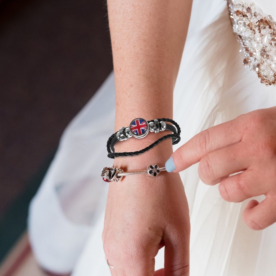 Football Flag Bracelet England Wristband Patriotic National Charm | eBay UK