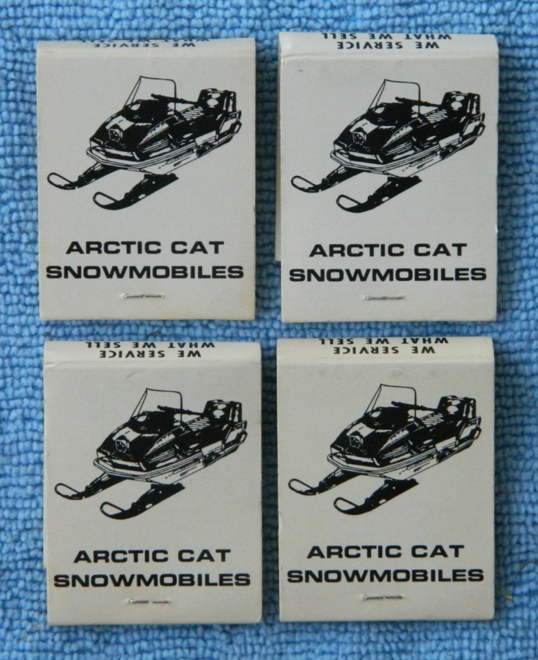Lof of (4) 1970's Vintage Arctic Cat Snowmobiles, Hamilton's of Holly ...