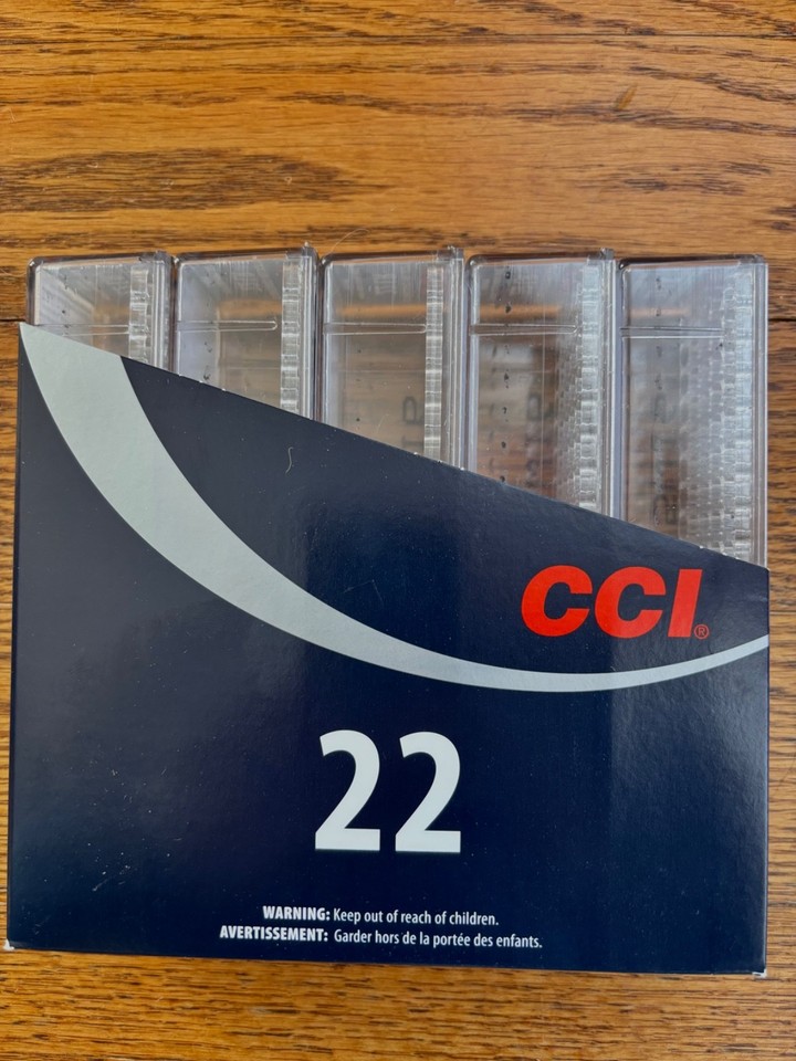 CCI Mini Mag 22 Long Rifle LR (15) No Ammo EMPTY Box Case Holder ...