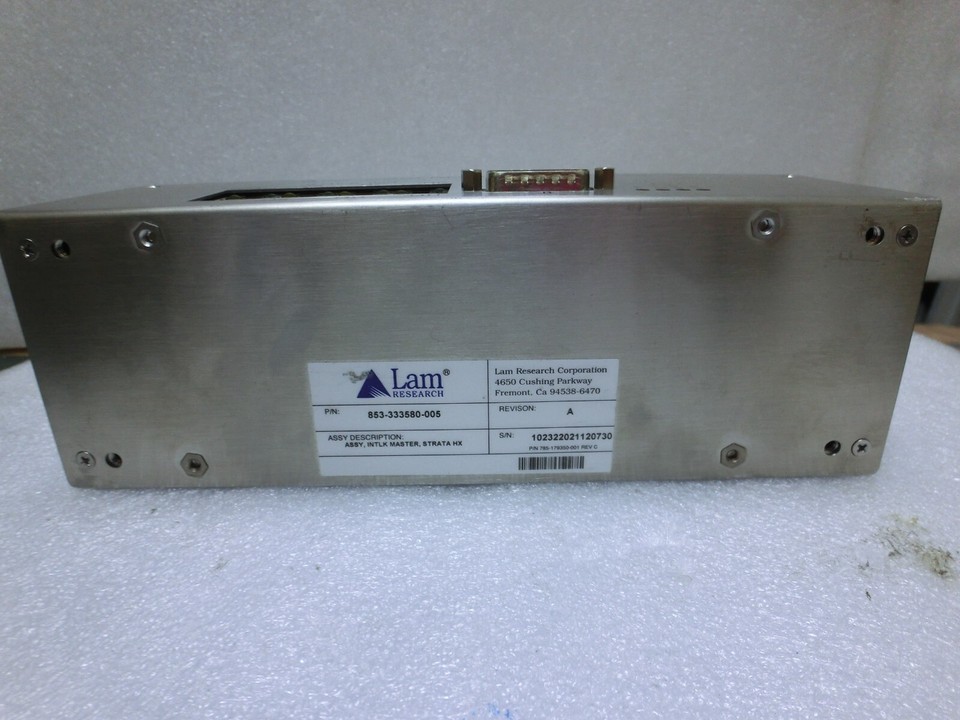 Lam Research 853-333580-005 Rev A Assy INTLK Master,Strata HX,Used,USA ...