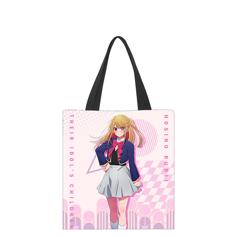 Oshi no Kol Anime Gifts for Teens Girls Canvas Tote Bag Shopping Beach ...