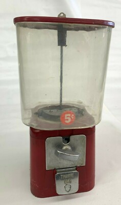 Vintage Acorn All Purpose 5 cent Gumball, Peanut, Nut Vending Machine ...