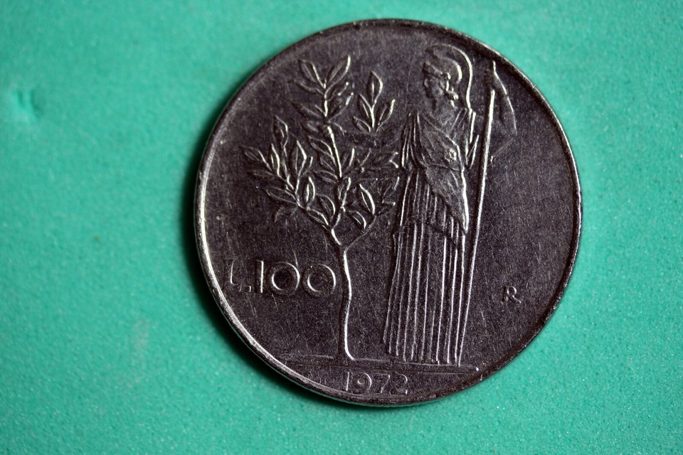 ESTATE FIND 1971 - Repvbblica Italiana L.100 Italy Italian 100 Lire! # ...