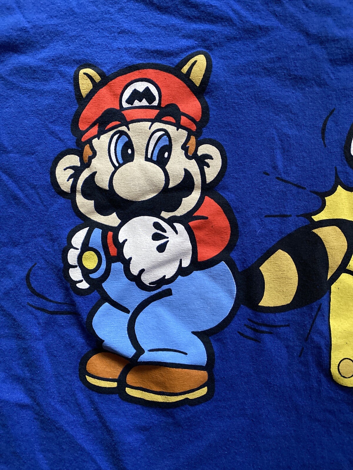 Super Mario Bros 3 Men S Blue Flying Tail Video Game … - Gem