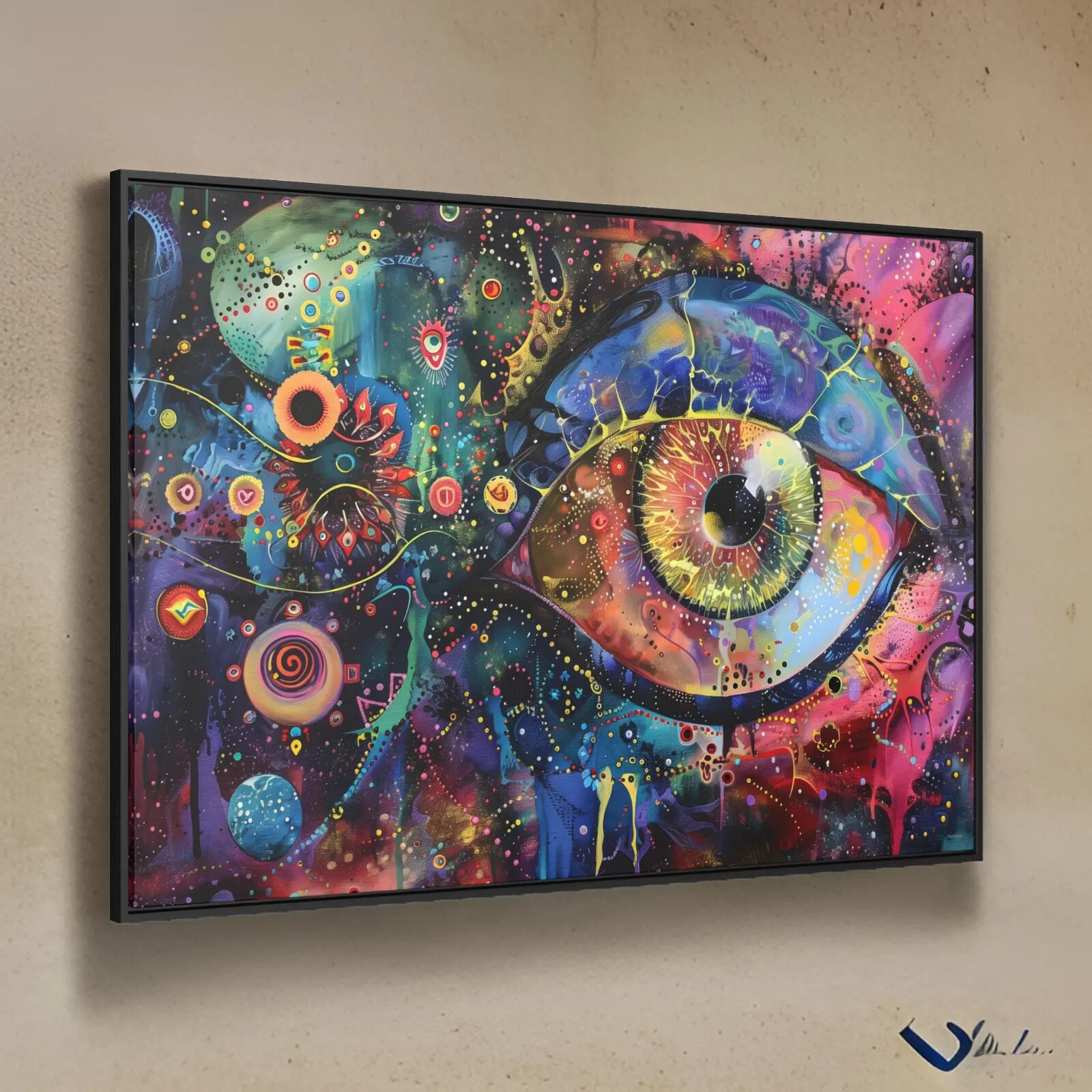 Psychedelic Evil Eye Dreamscape Art: Whimsigoth Decor | Cosmic Gaze by ...