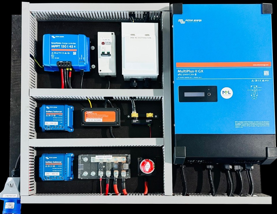 Victron MultiPlus Off-Grid Power Pre Wired Solar Board 230v Custom ...