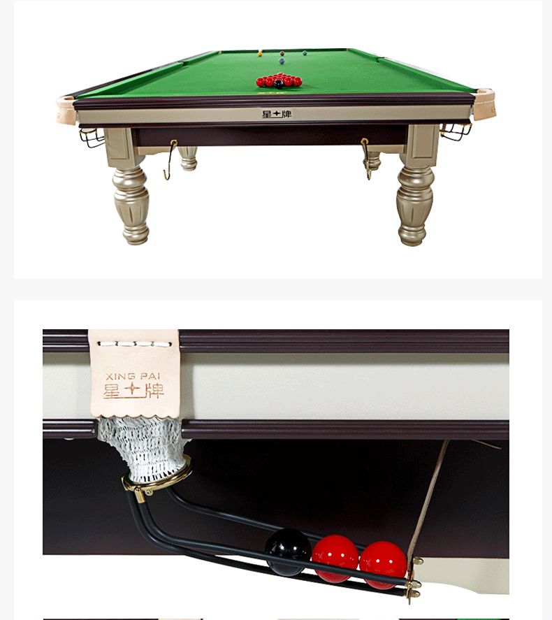 Star Xingpai Snooker Table 12ft Full Size XW106-12S BRAND NEW BILLIARD ...