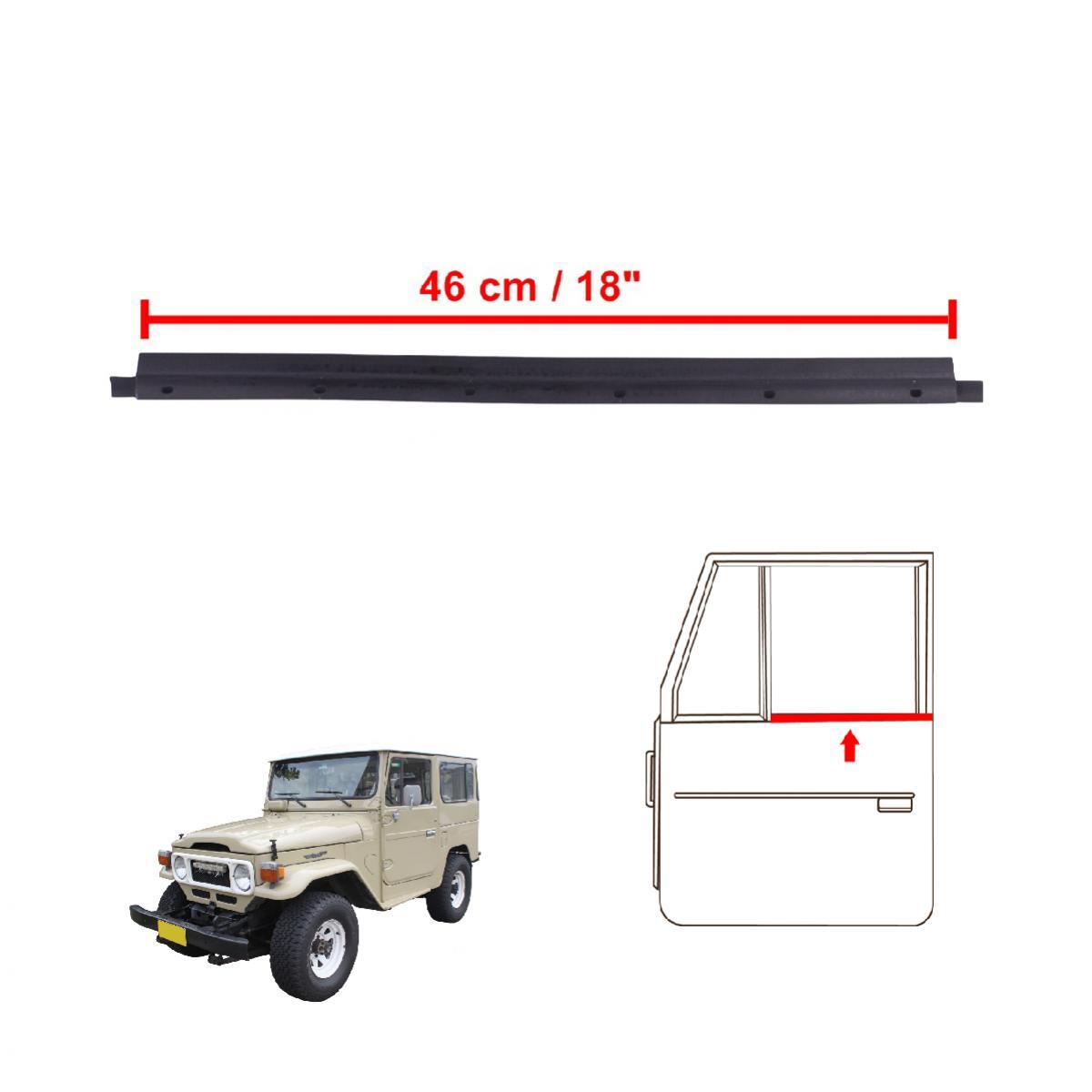 Fits Toyota Land Cruiser FJ40 1969-80 Weatherstrip Door Beltline Rubber ...