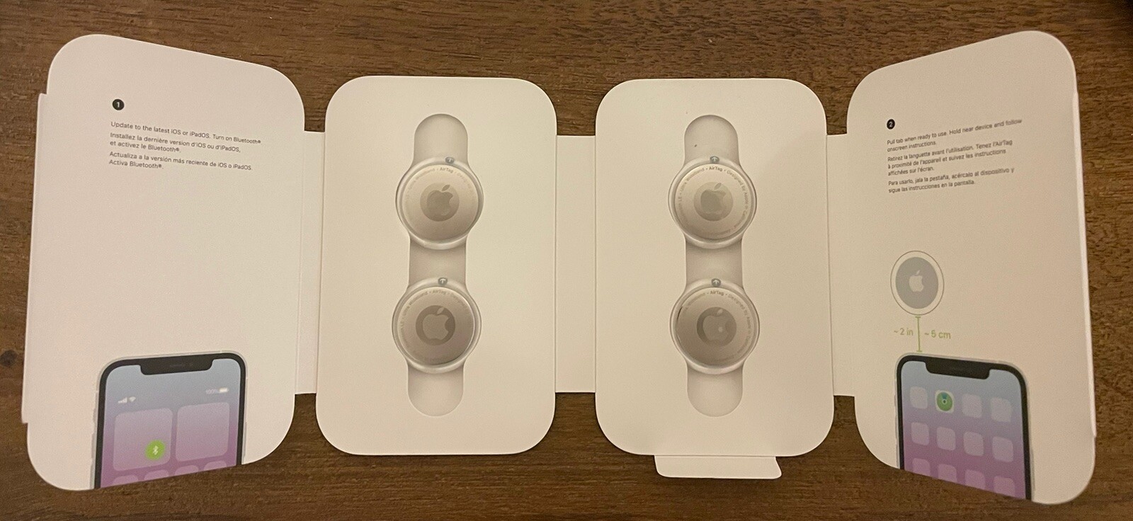 Apple Air Tag 4 Pack NEW IN BOX- Opened For Photo Only | eBay