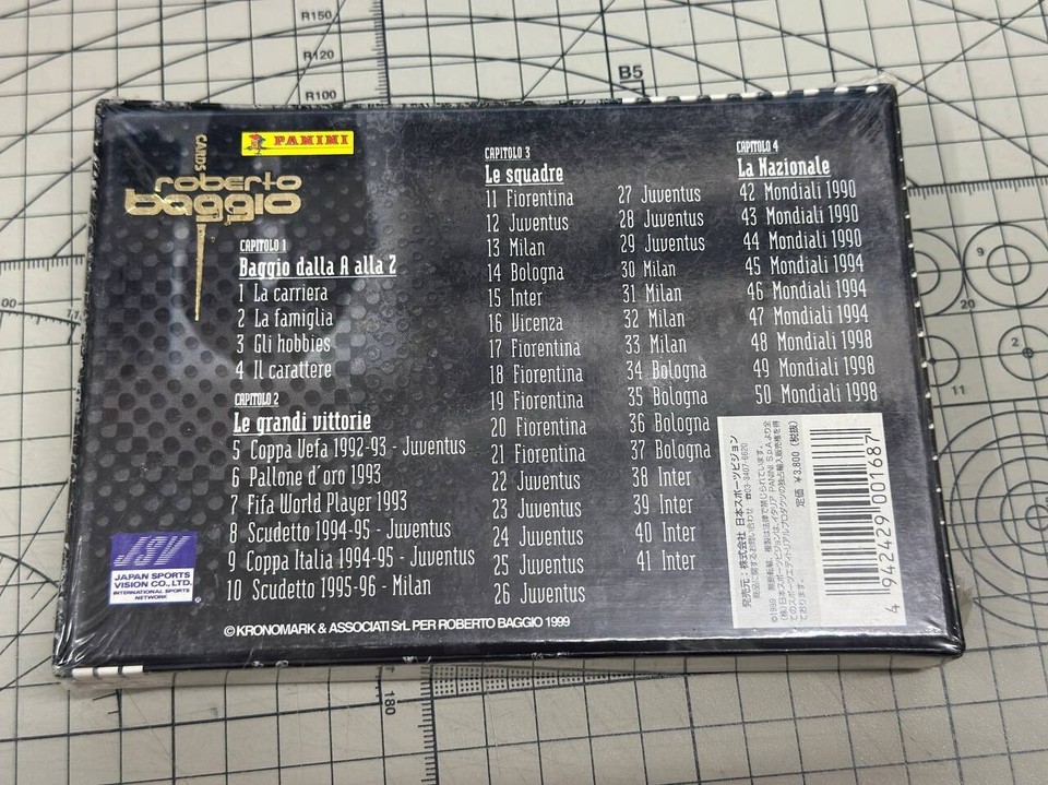1999 Panini Roberto Baggio cards limited edition set Italy juventus ...