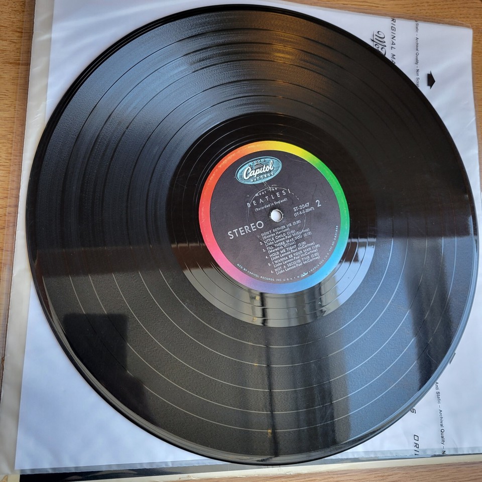 RARE 1964 1st Label Variation Meet the Beatles No Publishing BMI ...