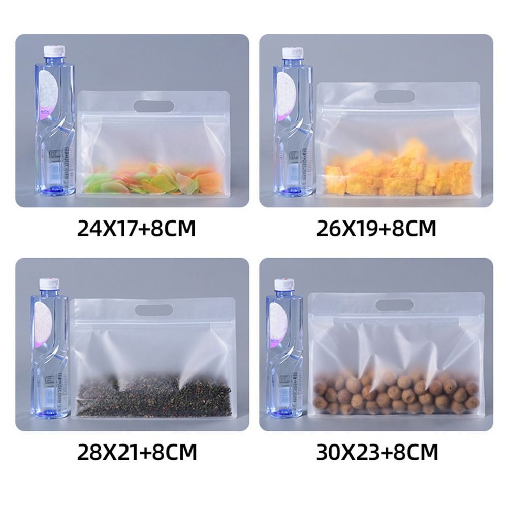 Freezing Food Storage Bag Zipper Pouch Fresh Bags Storage Containers ...