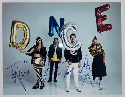 DNCE Signed 11x14 Photo Music Complete Band Joe Jonas RARE Autograph ...
