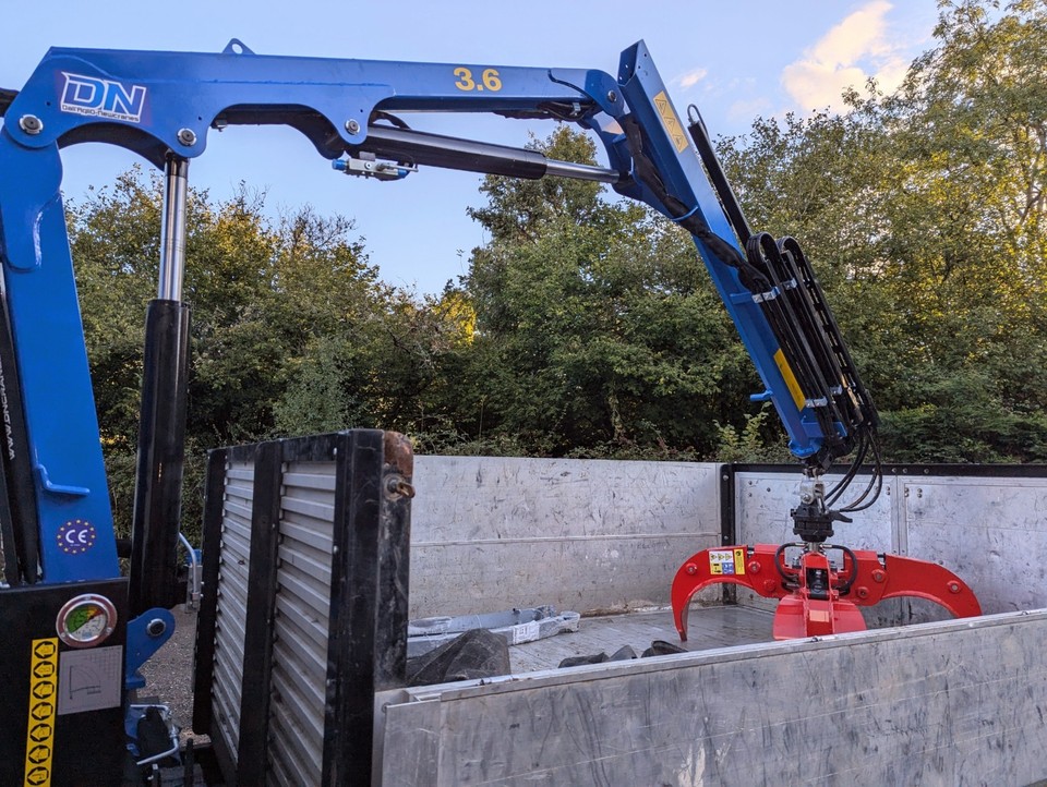 DN 3.6 S3 Crane To Suit 3.5tonne Ford Transit/ Iveco Daily Like Hiab ...