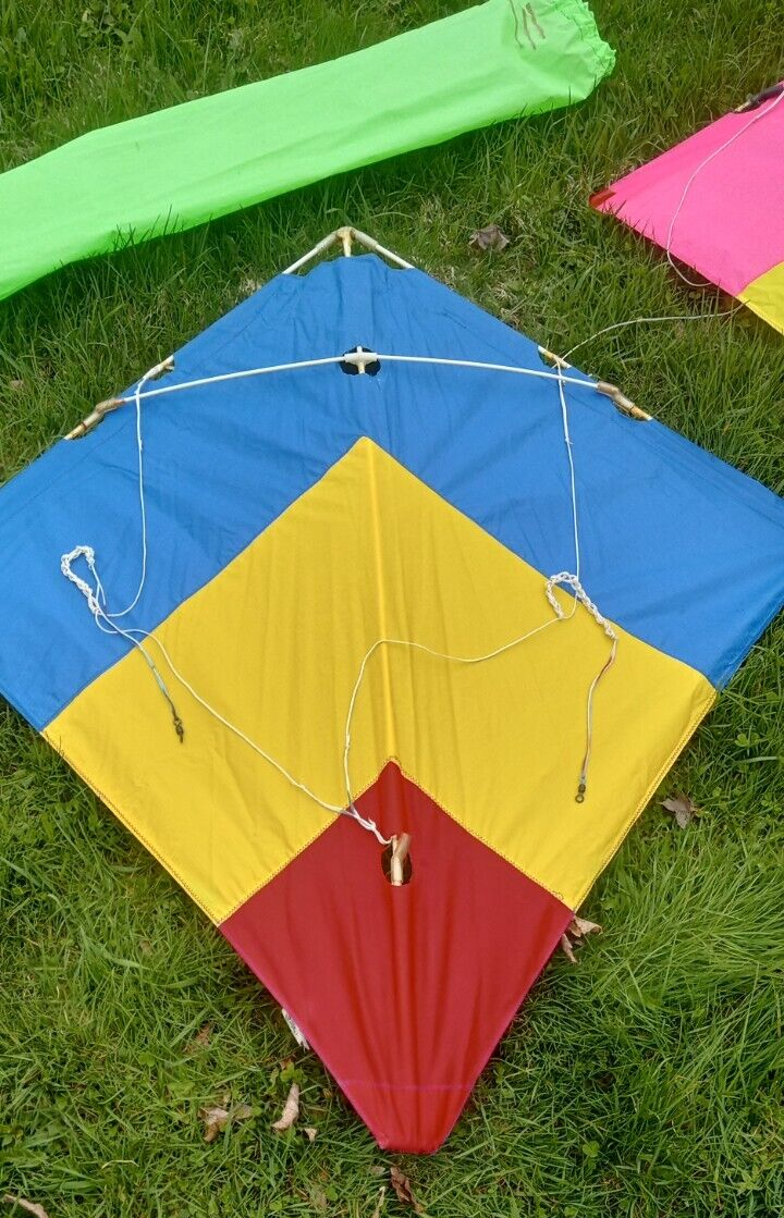 Triple STACK- PETER POWELL kites early 1990s vintage USA made Jamaica ...