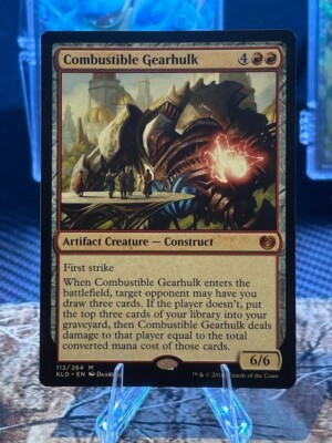 Magic: The Gathering Combustible Gearhulk, Kaladesh Non Holo Mythic ...