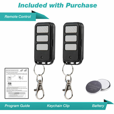 2 for 971LM 970LM Liftmaster SEARS Craftsman Security Remote 390mhz ...