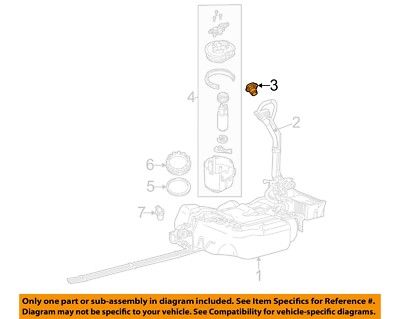 FORD OEM 05-08 Escape Fuel System Fuel System Components-Fuel Cap ...