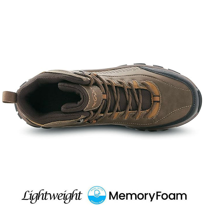 Mens Hiking Boots MEMORY FOAM Walking Ankle Trail Trekking Hiker ...