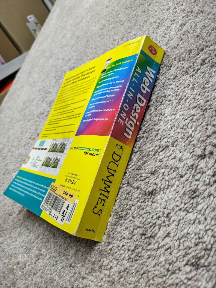 Web Design for Dummies 5 Books in One Paperback Very Good Good | eBay
