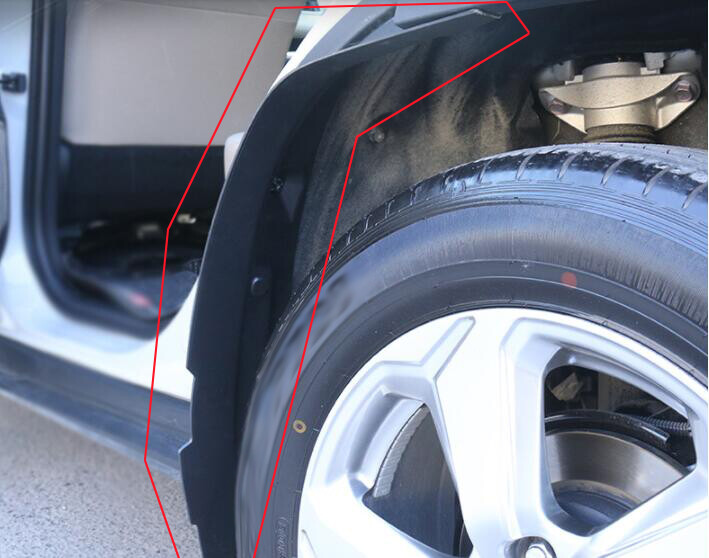 Car Rear Wheel lining mudguard Mud Flaps fender Splash Guards For ...