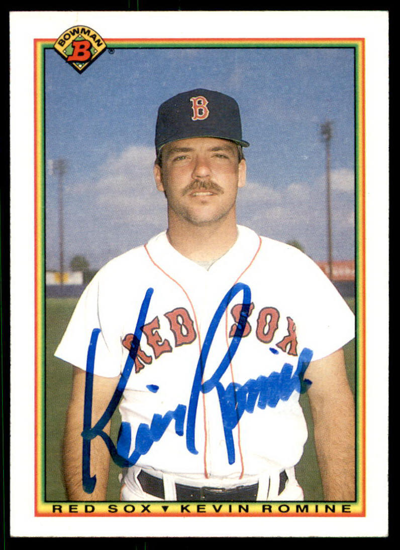 1990 Bowman #273 Kevin Romine IP Signed Card Auto Autographed | eBay