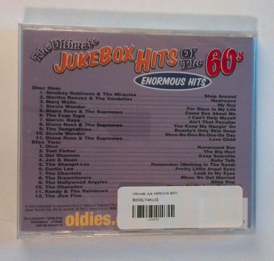 The Ultimate Jukebox Hits of the 60s [New CD] | eBay