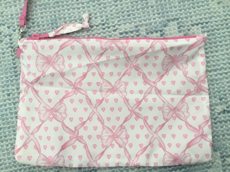 New Roller Rabbit X LoveShackFancy Baby Bow Hearts Large Quilted Tote ...