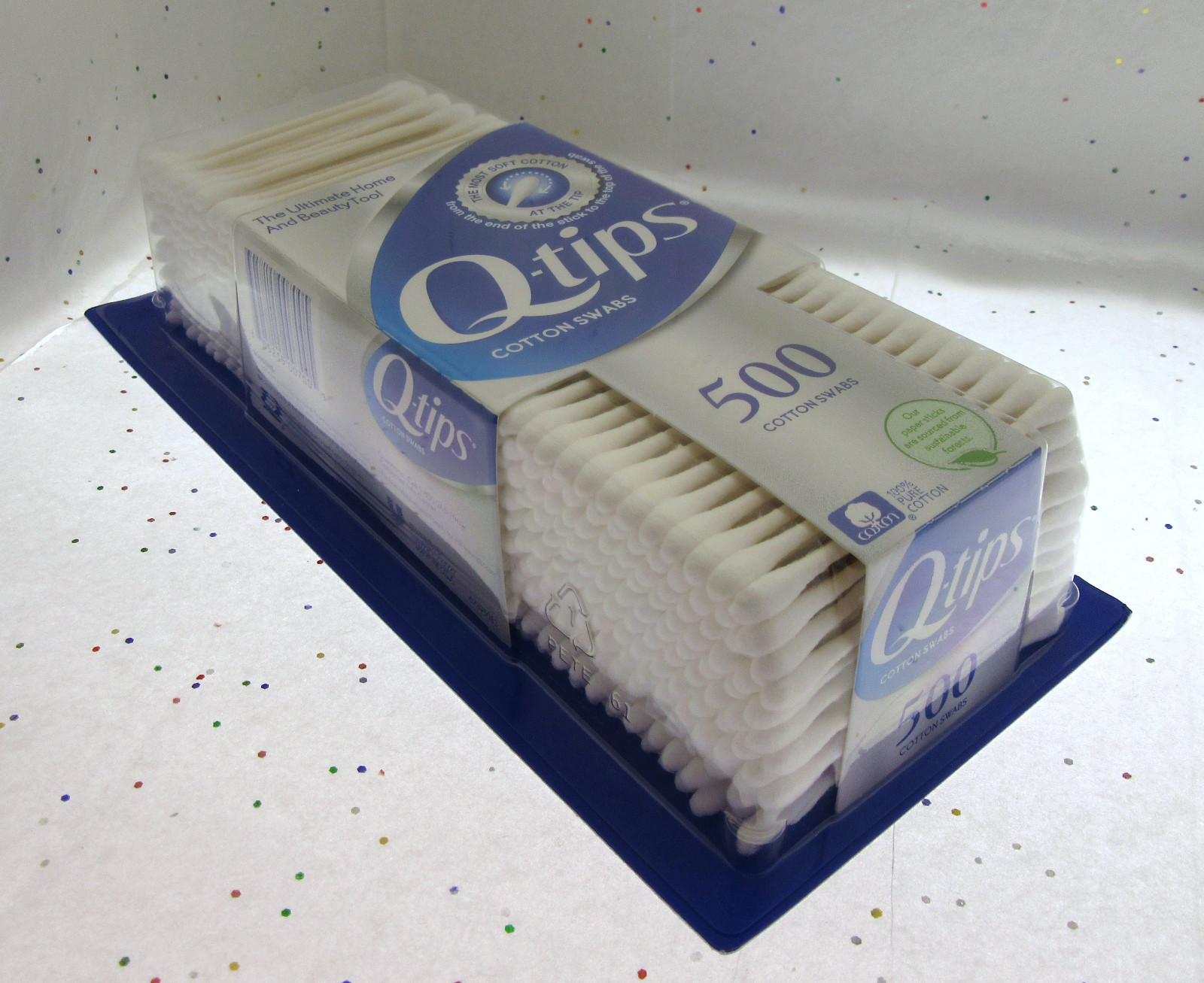 Q-tips 500 Count Cotton Swabs Brand NEW Sealed Sterile Ears ...