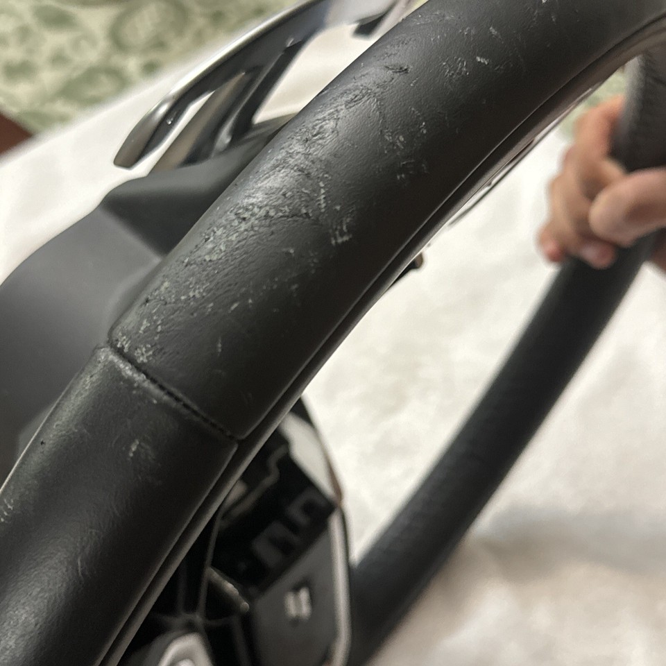 2021-2023 RANGE ROVER VELAR R-DYNAMIC S PERFORATED LEATHER STEERING ...