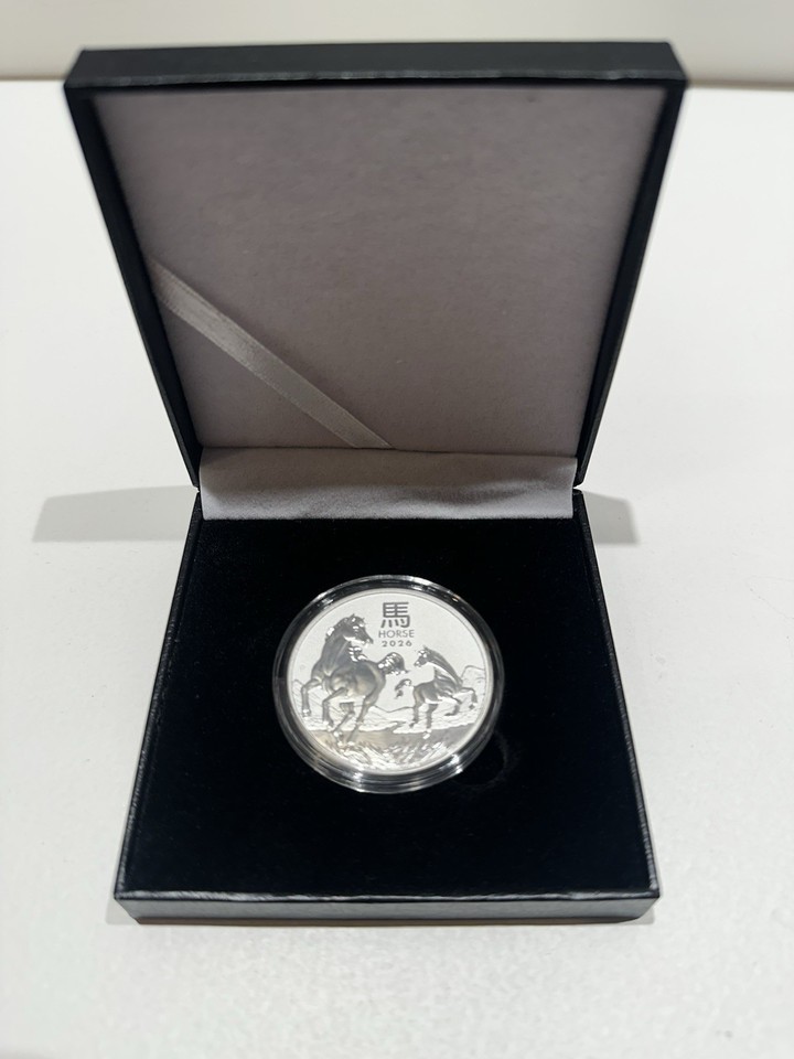 Black Silver Bullion One Piece Coin Collection Case - Perfect for Perth ...